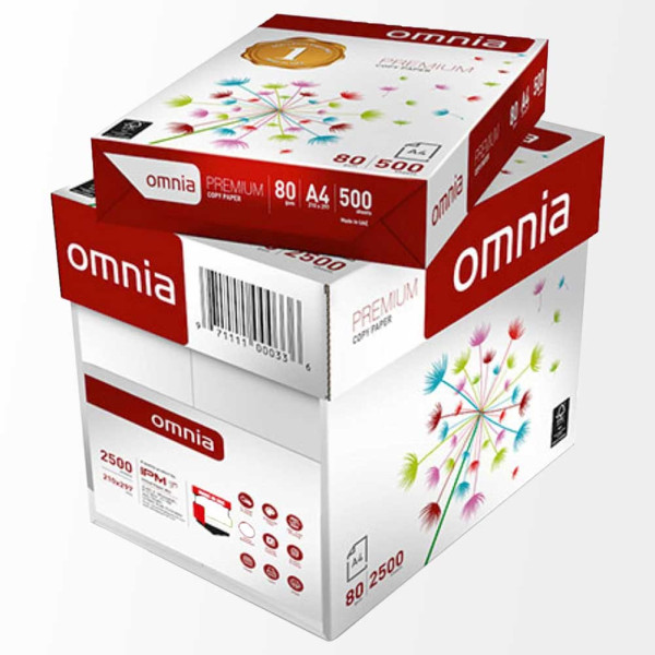 Ramette de Papier d'Impression Blanc A4 - 80g_OUMNIA