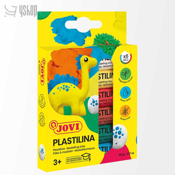 Pate à Modeler JOVI Plastilina 6 Bâtons 15g