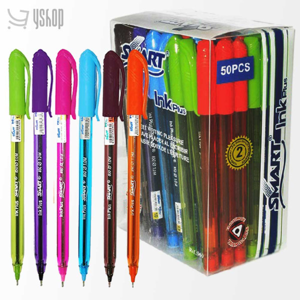 Stylo SMART Paquet de 50 Unité 6 Couleurs Prix Maroc